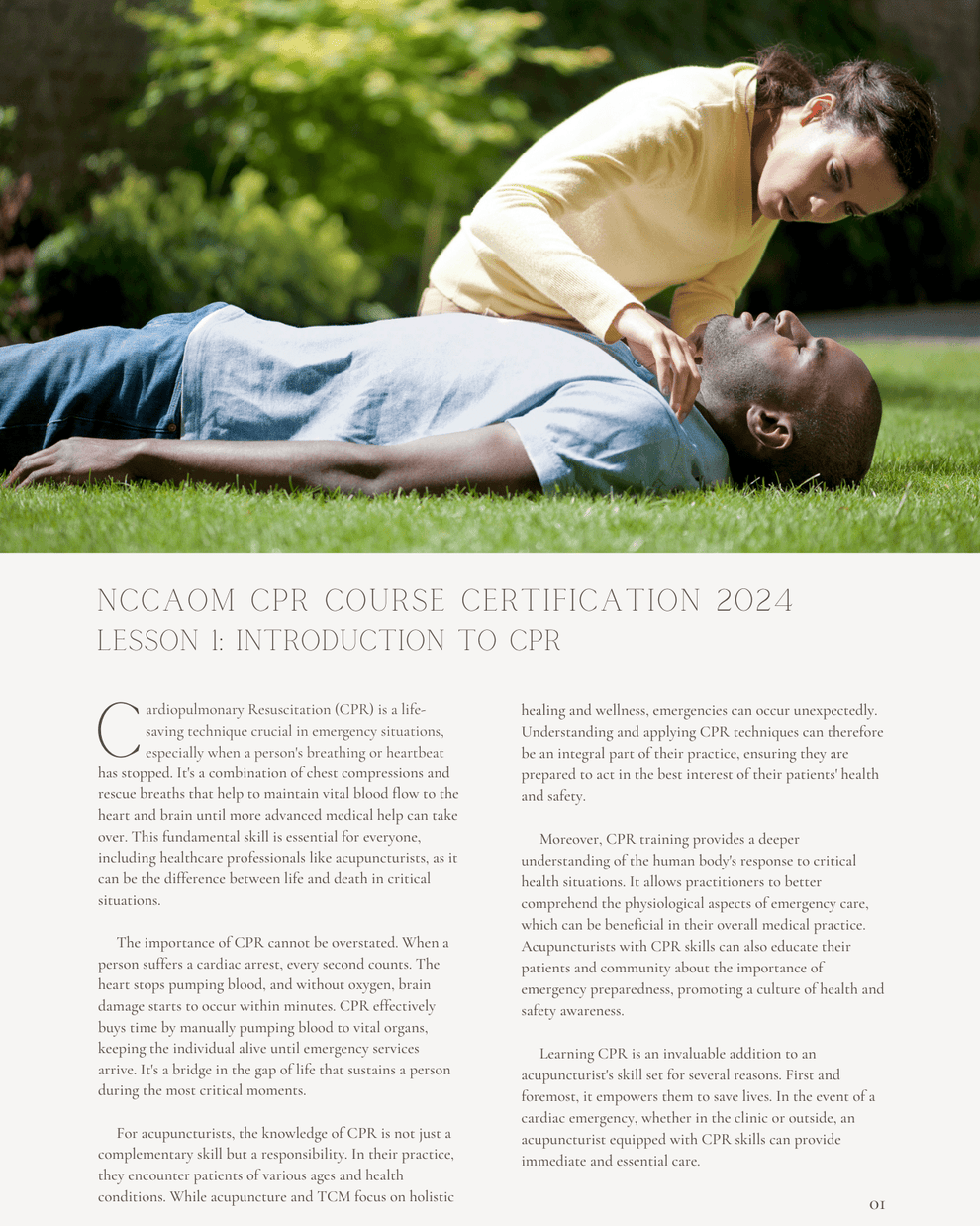 Approved CPR Course for 2025, CPR Requirement, 4 Credits – ACEU Masters